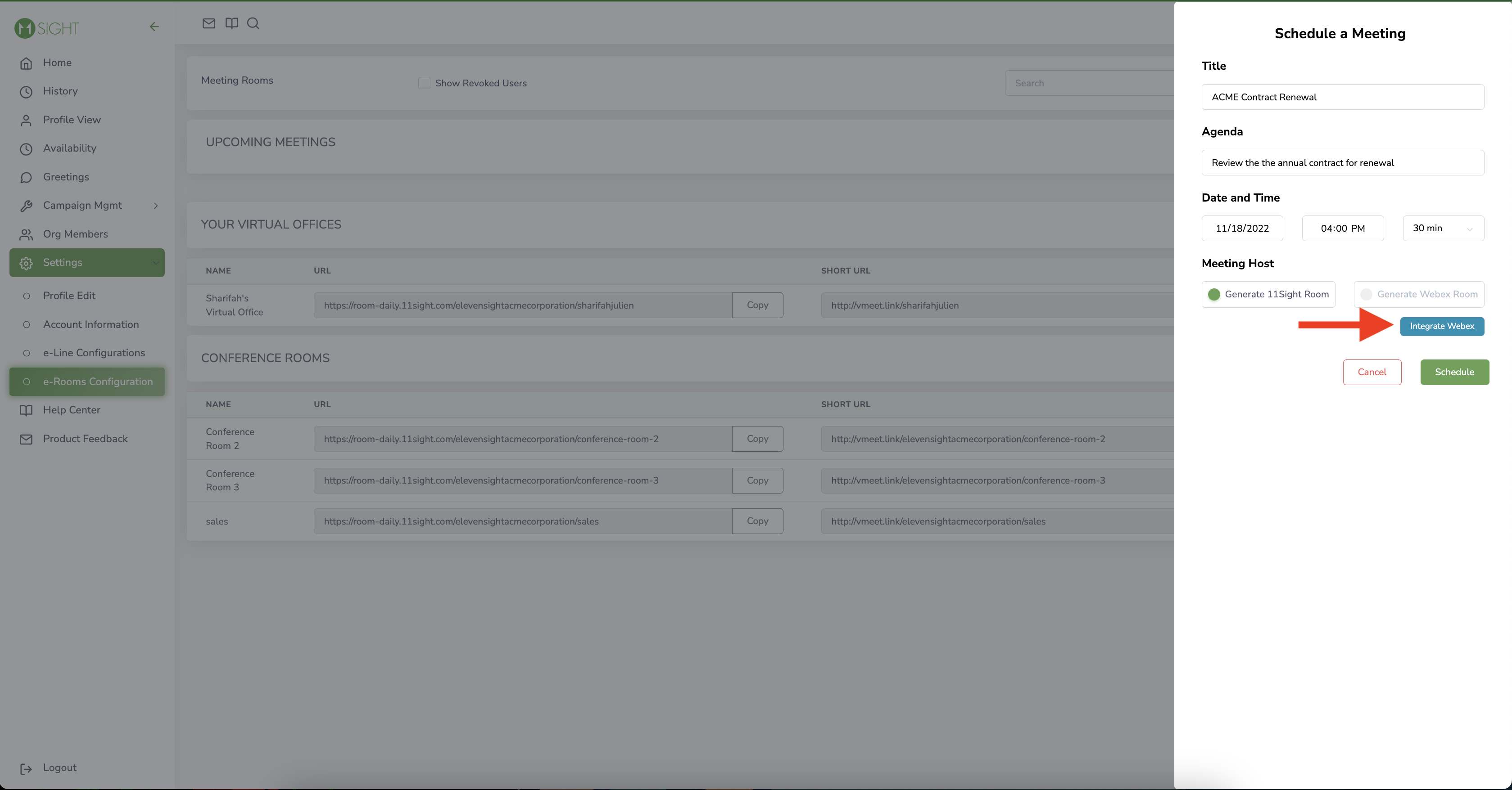 How to Schedule Webex Meetings